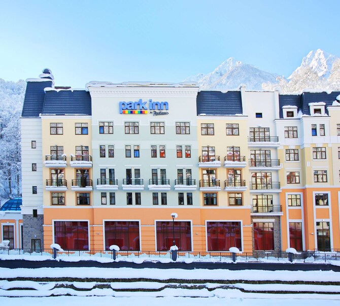 Отели на горнолыжном курорте «Роза Хутор» | Park Inn‎ Rosa Khutor
