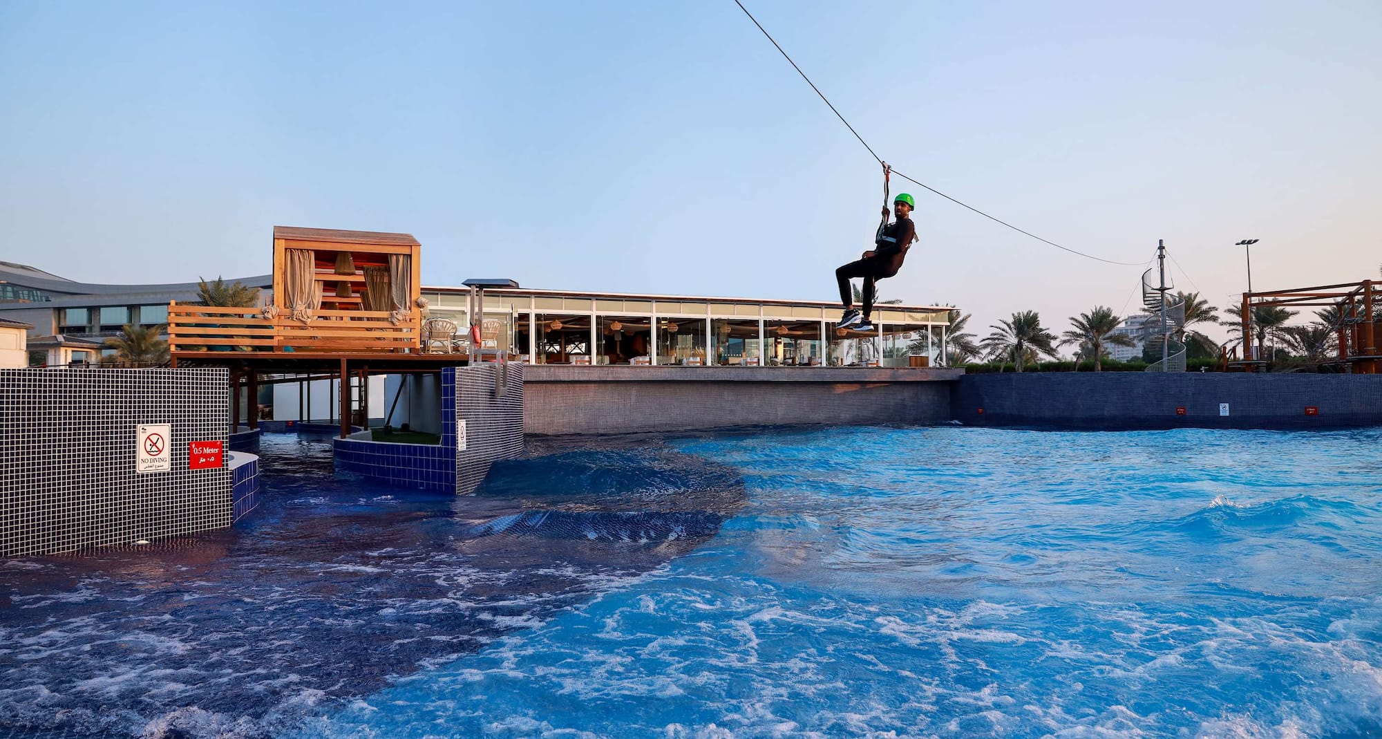 Beach Club | Radisson Blu Hotel & Resort, Abu Dhabi Corniche