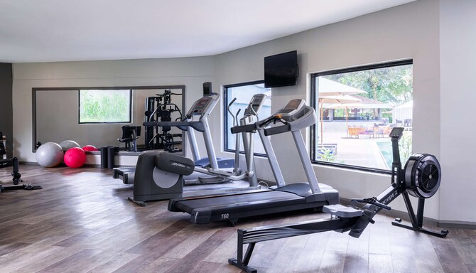 Discover our fitness center at Radisson Blu Mammy Yoko Hotel, Freetown