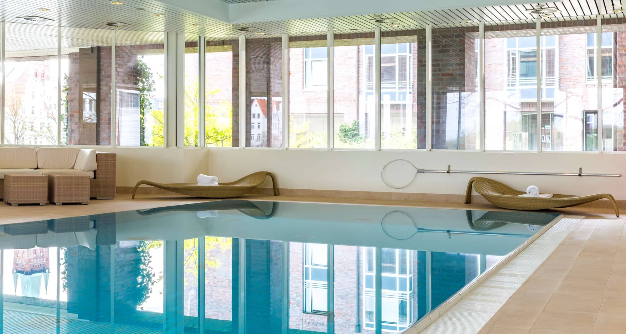 Unwind at our pool and sauna | Radisson Blu Senator Hotel, Lübeck